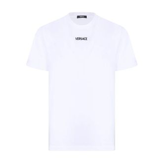 Versace Kurzarm-T-Shirt - - Tops - Herren - Wei&szlig; - L