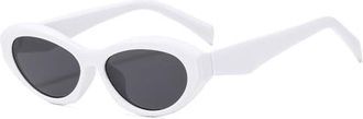 Generic Lunettes De Soleil Homme &Agrave; Monture Fine For Lext&eacute;rieur, Vacances Et Sport For Femmes, D&eacute;coratives(White)