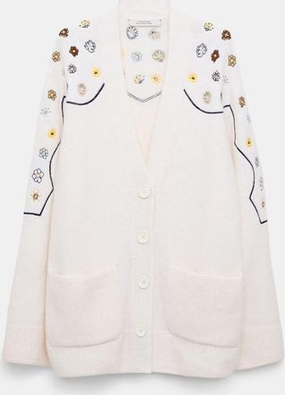 Dorothee Schumacher Cardigan aus Alpaka-Mix mit Embroidery