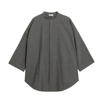 Fear of God Hemd mit Stehkragen - - Shirts - Herren - Grau - M