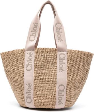 Chlo&eacute; Large Woody Tote Bag