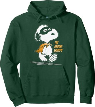 Peanuts Snoopy The Daring Superhero Retro Cartoon 80er 90er Jahre Pullover Hoodie
