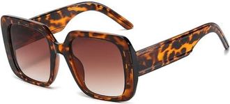 Generic Lunettes De Soleil Polaris&eacute;es Fashion Square &Agrave; Grande Monture For Hommes Et Femmes, Id&eacute;ales For Le Sport, La Plage, Les Vacances Et Les F&ecirc;tes.(Brown)