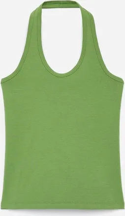 Arket Neckholder-Top -Gr&uuml;n