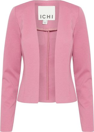 Ichi Ichi, Femme, Vestes, Rose, Taille: 46 FR Blazer Ouvert Heather Rose