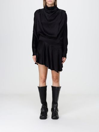 Isabel Marant Mini-robe Neline en viscose &agrave; design drap&eacute; asym&eacute;trique