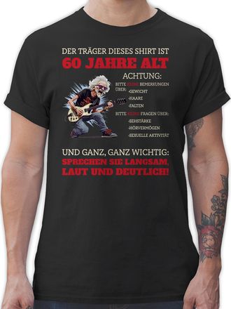 Shirtracer T-Shirt Herren - 50. Geburtstag - Alter Sack 50 - Der Tr&auml;ger Dieses Shirt ist 50 Jahre - XL - Schwarz - 50th Birthday Tshirt 50.Geburtstag f&uuml;r m&auml;nner 