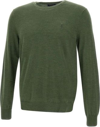 Polo Ralph Lauren Homme, Pulls, Vert, Taille: 2XL Pull Classique en Laine M&eacute;rinos Vert