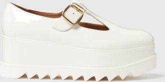 Stella McCartney Elyse T-Bar Platform Mary Janes, Woman, Ivoey, Size: 39h
