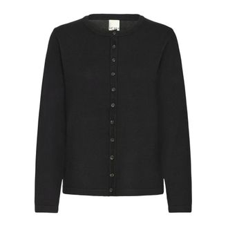 Ichi Cardigan - - Knitwear - Damen - Schwarzk - 2XL