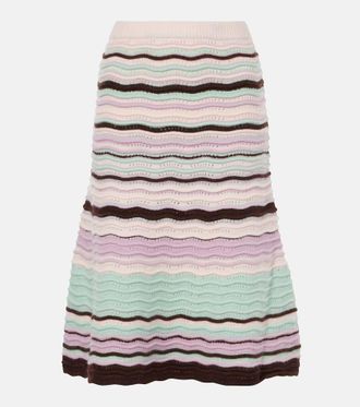 Susan Fang Jupe midi rayée