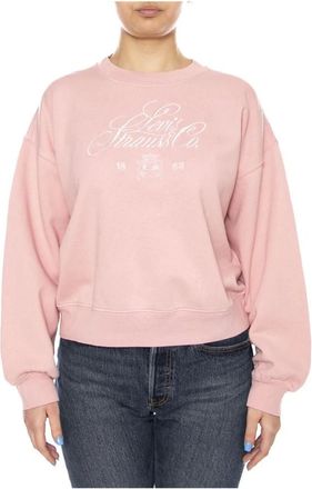Levi's Femme, Sweatshirts et sweats &agrave; capuche, Rose, Taille: 38 FR SweaT-shirts