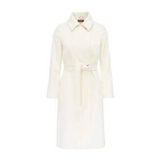 Max Mara Coat - - Coats - Damen - Wei&szlig; - M