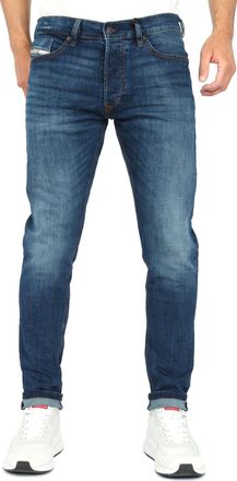 Diesel Herren Slim Tapered Fit Stretch Röhren Jeans - Tepphar-X RB062, Größe:W34, Länge:L32