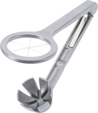 Westmark Eierstückler, Retro-Design, Schneid-Zange, Aluminium/Rostfreier Edelstahl, Länge: 18,1 cm, Columbus, Grau, 1060RT60