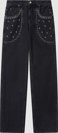 Isabel Marant Pantalon Silka Faded Black, Capsule Festive