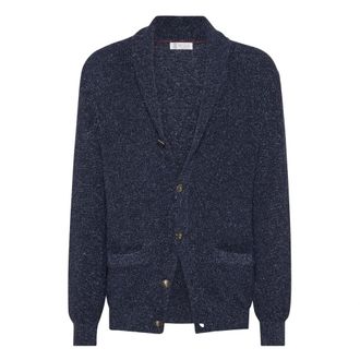 Brunello Cucinelli Herren, Strickwaren, Blau, XLGr&ouml;&szlig;e