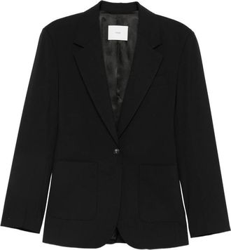 Covert Single-breasted Patch-pocket Blazer