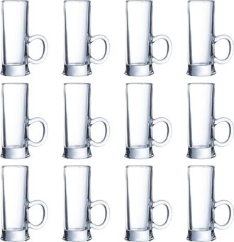 Arcoroc ARC 72388 Islande Schnapsglas, Shotglas, Stamper, mit Henkel, 65 ml, Glas, transparent, 12 St&uuml;ck