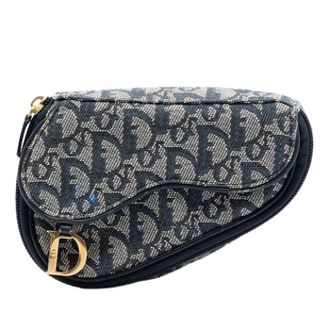 Dior Pre-owned Saddle Pouch - - Pre-owned - Damen - Blau - ONE SIZE