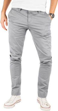 Yazubi Herren Chino Hosen Kyle - Chinojeans Slim Fit - Graue Business Chinohose Mit Stretch, Grau (gull 4R173802), W34/L34