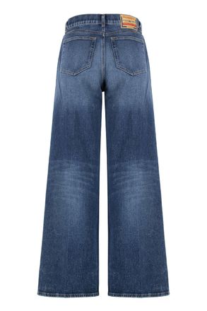 Diesel Womens 1978 D-Akemi High-Rise Flared Jeans Denim Cotton