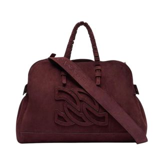 Casadei Park Avenue Velours Tasche - - Bags - Damen - Braun - ONE SIZE