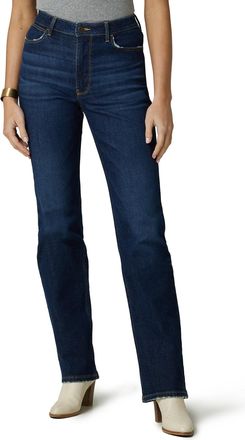 Wrangler Damen True Straight Fit Hohem Bund Jeans, Berry Dark, 0-32