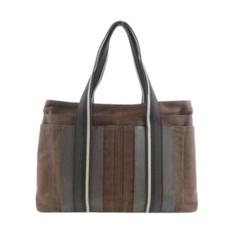 Herm&egrave;s Sac cabas Troca Horizontal Pre-owned - Femme - Pre-owned - Brun - Taille: ONE Size
