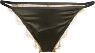 Love Stories Tanga satin&eacute; et dentelle