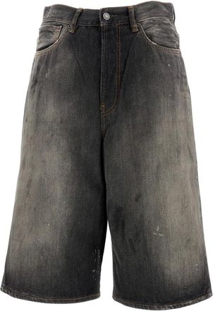 Acne Studios Homme, Shorts, Noir, Taille: S Loose-Fit Denim Shorts