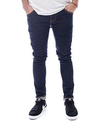 Nudie Jeans Tight Terry Jean Slim, Bleu (Rinse Twill), 31W x 32L Homme