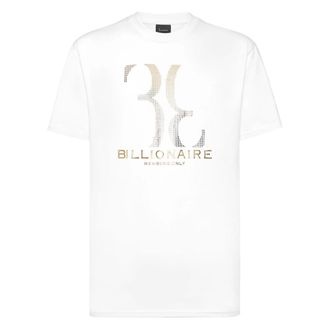 Billionaire Boys Club Homme, Tops, Blanc, Taille: 2XL T-Shirt Col Rond Logo