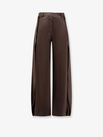 Loewe Cotton and silk blend trousers - LOEWE - gender_Woman