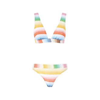 Missoni Femme, Maillots de bain, Multicolore, Taille: 36 FR Zigzag Bikini