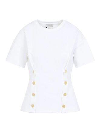 Elisabetta Franchi T-Shirt - Blanc
