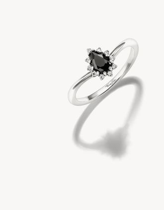 Thomas Sabo Bague - Argent&eacute;, noir et blanc