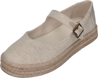 Toms Toms Carolina Mary Jane Espadrille für Damen, leger, Braun, Natürlich, 38.5 EU