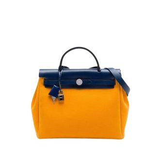 Herm&egrave;s Pre-owned Herbag Zip 31 - Femme - Pre-owned - Jaune - Taille: ONE Size