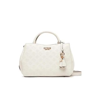 Guess Femme, Sacs, Blanc, Taille: ONE Size Phoebe 4G Peony Logo Handbag