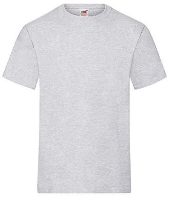 Fruit Of The Loom Heavy Cotton - T- Shirt (Lot de 3) - Homme - Gris (Heather Grey) - Taille: 2XL