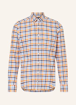 Strokesman's Strokesmans Flanellhemd Regular Fit orange