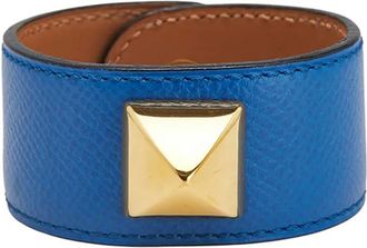 Hermès bracelet Medor en cuir (1996-2014) - Bleu