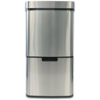Floordirekt Floordirekt - M&uuml;lleimer Dirk Bewegungssensor f&uuml;r hygienisches &Ouml;ffnen 72 Liter