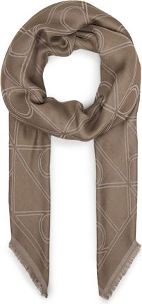 Calvin Klein Tuch Calvin Klein Emblem Aop Contrast Lw Square Sc LV04F8077G Beige