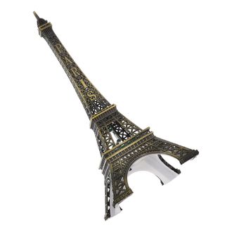 Garneck LED Leuchtturm Statue Dekoration aus Metall Architekturmodell mit LED Licht Kreative Heim und Party Dekoration Stilvolle Tischlampe ohne Batterien