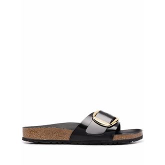 Birkenstock Femme, Chaussures, Noir, Taille: 37 EU Madrid Big Buckle Narrow Fit