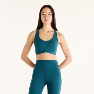 New Balance Damen NB RC Bra in Gr&uuml;n, Poly-Strick, Gr&ouml;&szlig;e 2XL