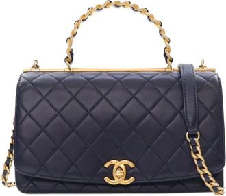 Chanel petit sac à bandoulière La Parisienne Flap (2019) - Bleu