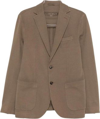 Circolo 1901 Homme, Vestes, Brun, Taille: 4XL Blazer &agrave; deux boutons